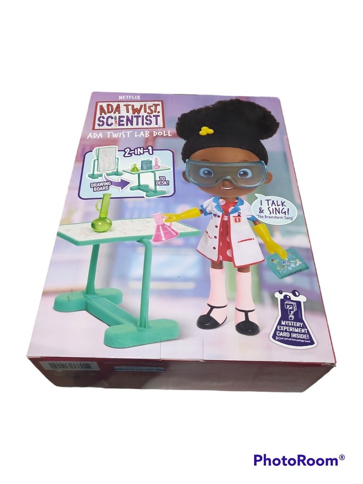 ADA Twist Scientist Lab Doll Talks Sings Drawing Board Experiments ...