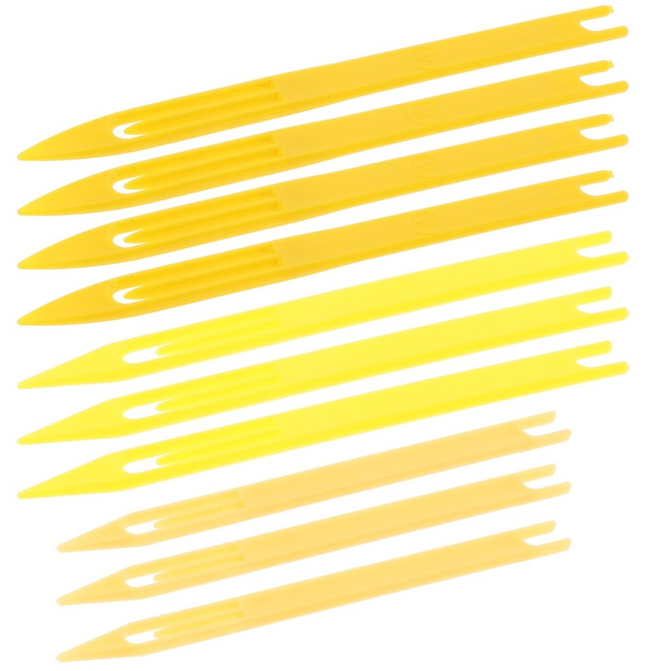 40 Pcs Fishing Equipment Tools Plastic Shuttle Net Making Needle Repair ...