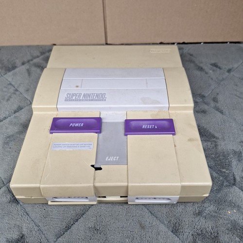 Super Nintendo SNES SNS001 Console Only For Parts Or Repair Untested | eBay