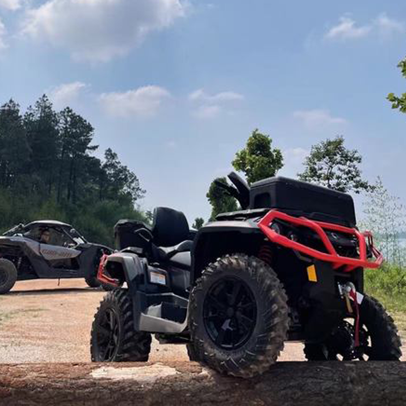 Universal ATV Rack Front Basket UTV Rear Cargo Storage box Trunk ...