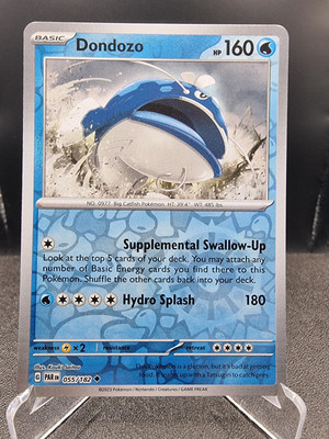 Dondozo 055/182 Reverse Holo PAR Paradox Rift Pokemon Card NM | eBay