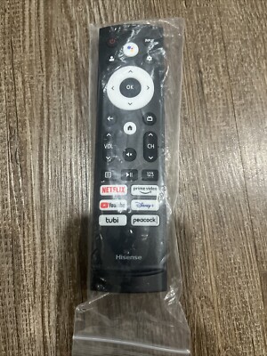 NEW OEM Hisense ERF3M90H Smart TV Remote Control Netflix Prime Peacock ...