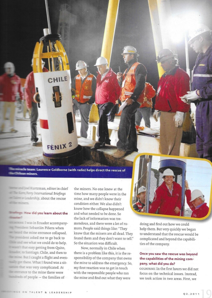 Briefings on Talent and Leadership Magazine Daniel Lamarre Chile ...