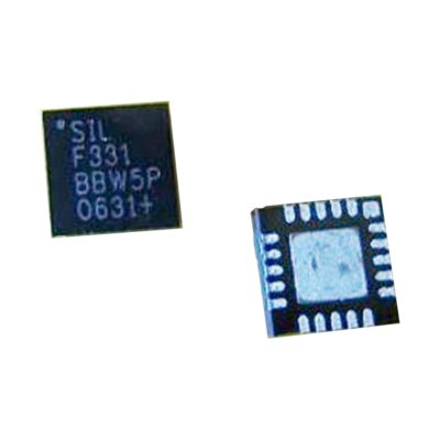 5 PCS C8051F331-GMR QFN20 F331 25 MIPS, 8 kB Flash, 20-Pin Mixed-Signal ...
