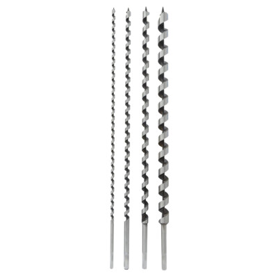 Carpentry Extra Long Wood Auger Set 300MM X Long Wood Bits 6-25MM Drill ...