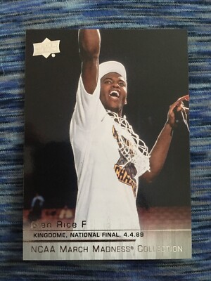 2014-15 Upper Deck NCAA March Madness Collection Glen Rice Short Print ...