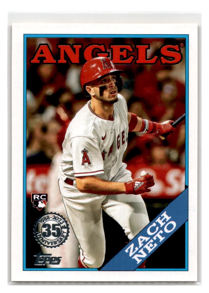 2023 TOPPS UPDATE ZACH NETO ROOKIE 1988 INSERT 88US-19 ANGELS | eBay