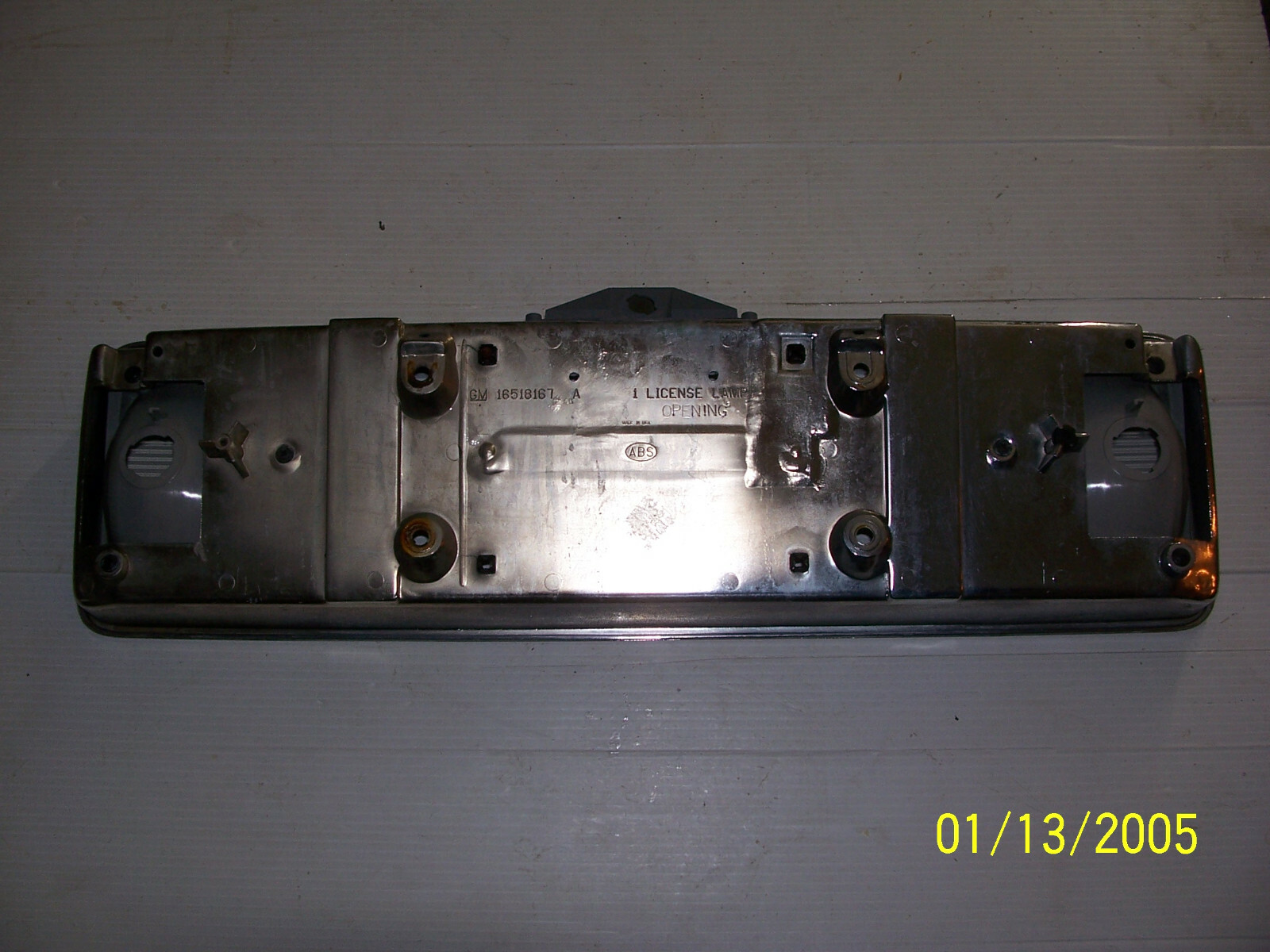 1997 1998 1999 DEVILLE REAR LICENSE PLATE BRACKET REVERSE LIGHT OE USED ...
