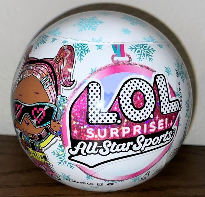 NEW LOL Surprise Ball Doll All Star Sports Sparkly Winter Games w/ 8 ...