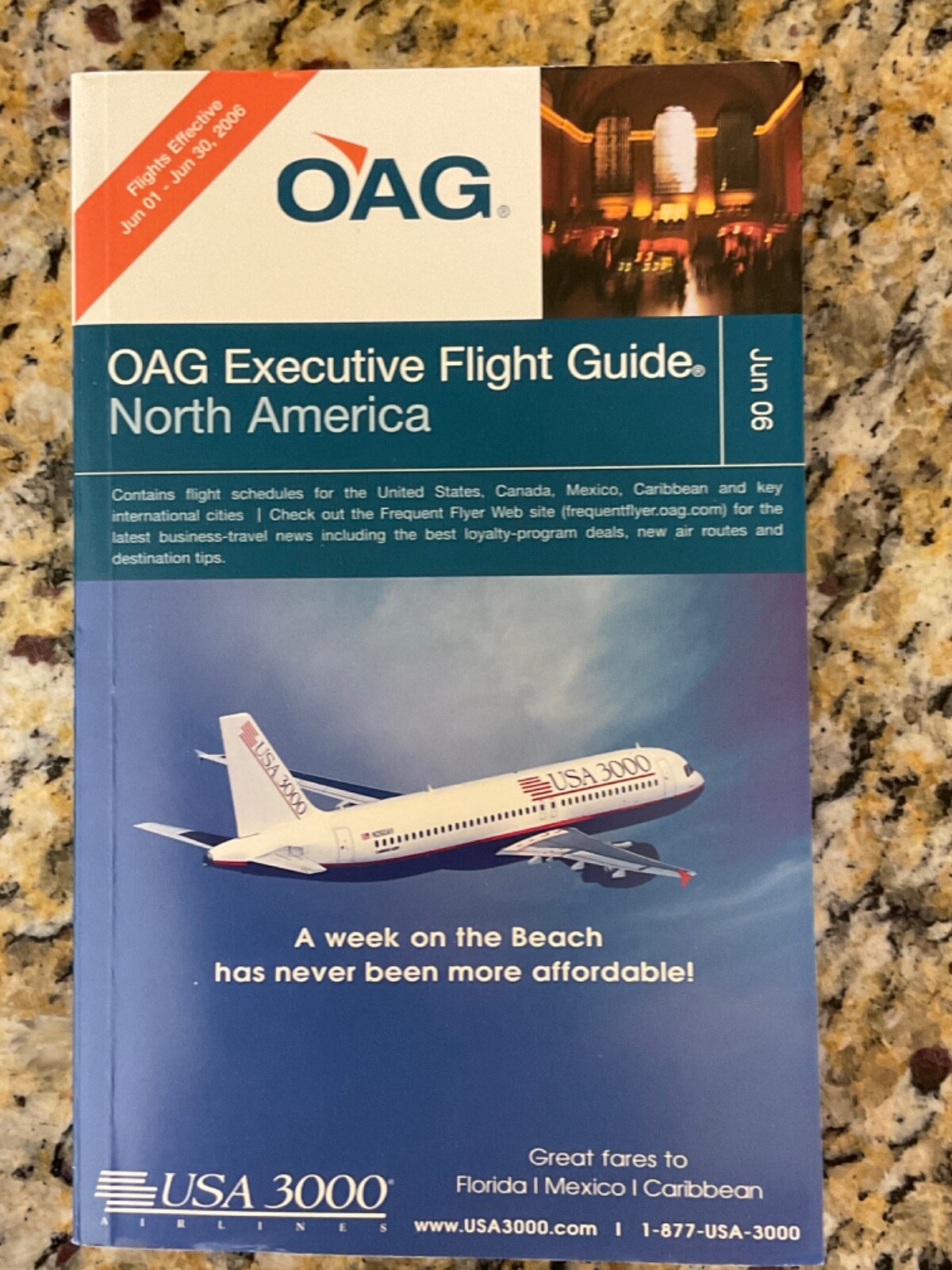 OAG Pocket Executive Flight Guide North America Edition June 2006 | eBay
