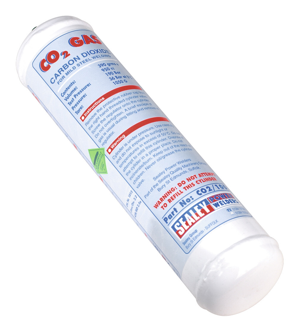 Sealey Gas Cylinder Disposable Carbon Dioxide 390g CO2/100 | eBay