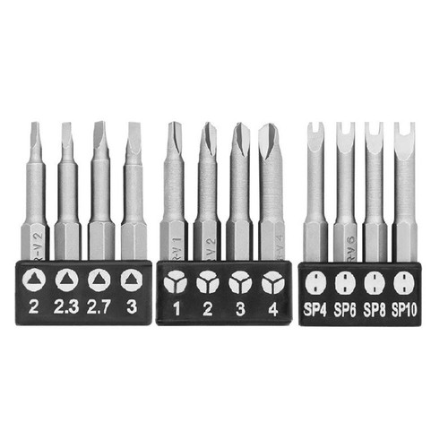 12pcs Set of Special shaped Screwdriver Bits Perfect for Appliance ...