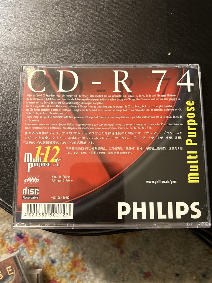 Philips Cd-r74 recordable professional disc 12X compatible | eBay