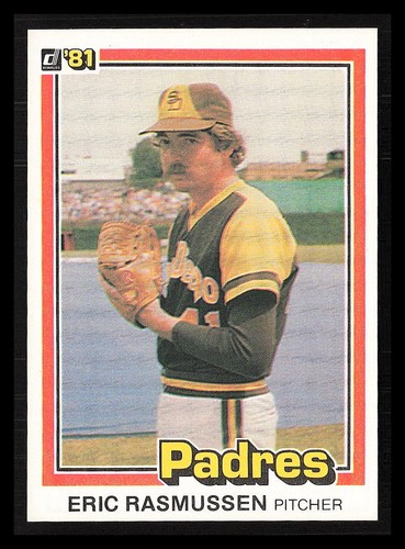 Eric Rasmussen 1981 Donruss #123 San Diego Padres | eBay