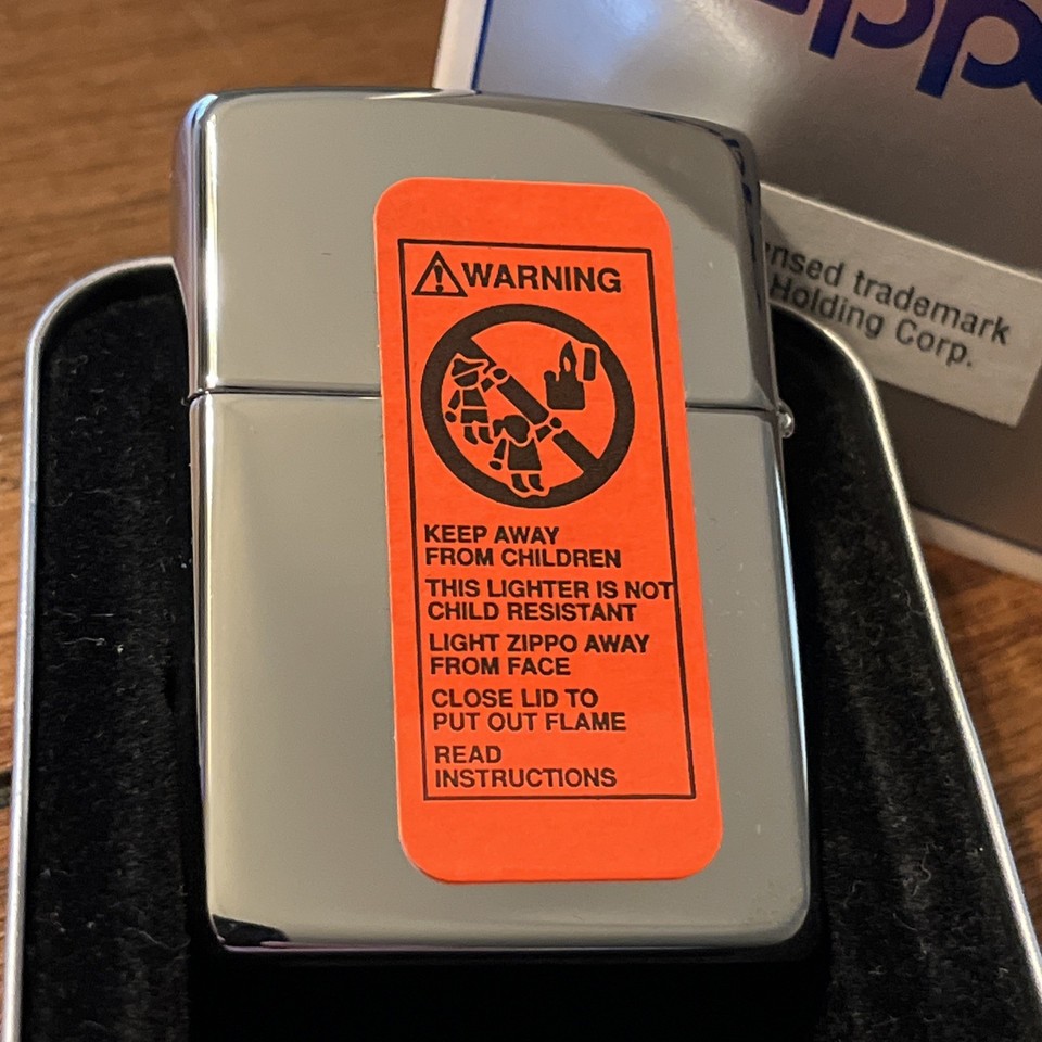 ZIPPO 1996COLT PYTHON 357 MAGNUM POLISHED CHROME LIGHTER SEALED IN BOX ...