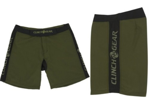 CLINCH GEAR Fight Shorts - MMA Wrestling - Green - Men's Sizes 28, 30 ...