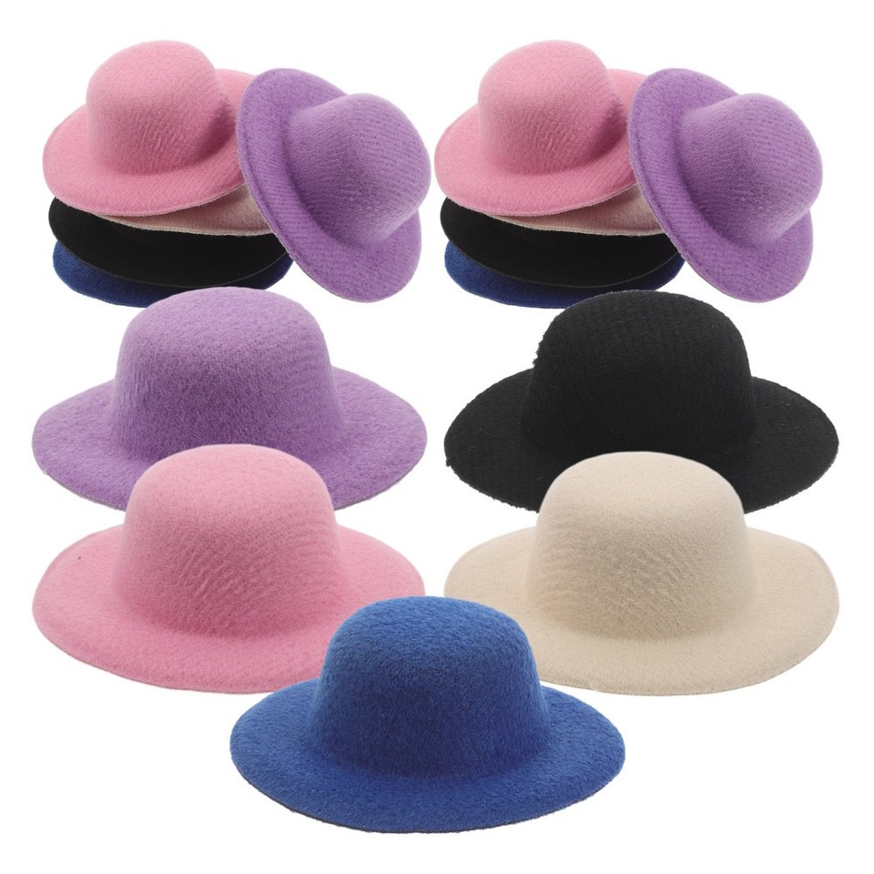 15PCS Mini Formal Hats: Tiny Party Hats Craft Miniature Caps for Dolls ...