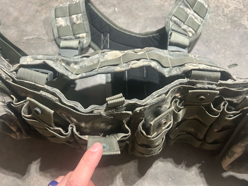 Tactical Tailor ACU/UCP MAV Load Bearing Chest Rig With Pouches, Yoke ...