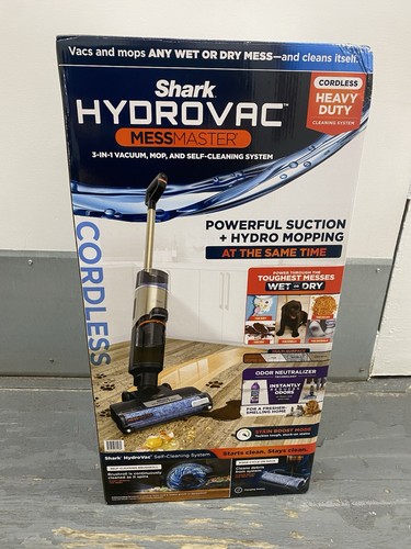 Shark HydroVac MessMaster Heavy Duty 3-in-1 Cordless Vacuum Mop Self ...