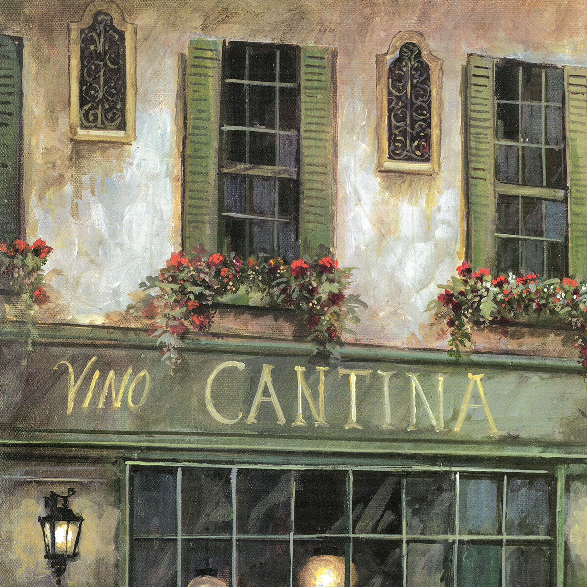 36W"x24H" COURTYARD AMBIANCE by RUANE MANNING - VILLAGE RESTAURANT CAFE ...