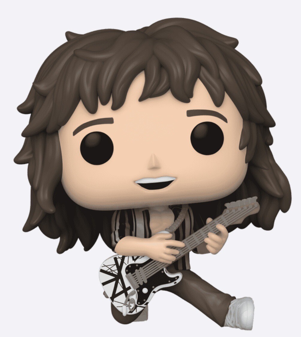 Funko Pop Exclusive #350 EVH Eddie Van Halen 78 Eruption Guitar Figure ...