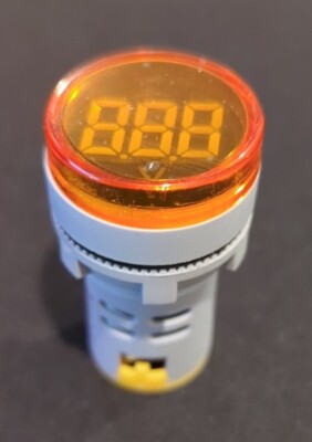 LED Digital Panel Light AD16-22DSV Orange Light (Qty 1) - USA Stock | eBay