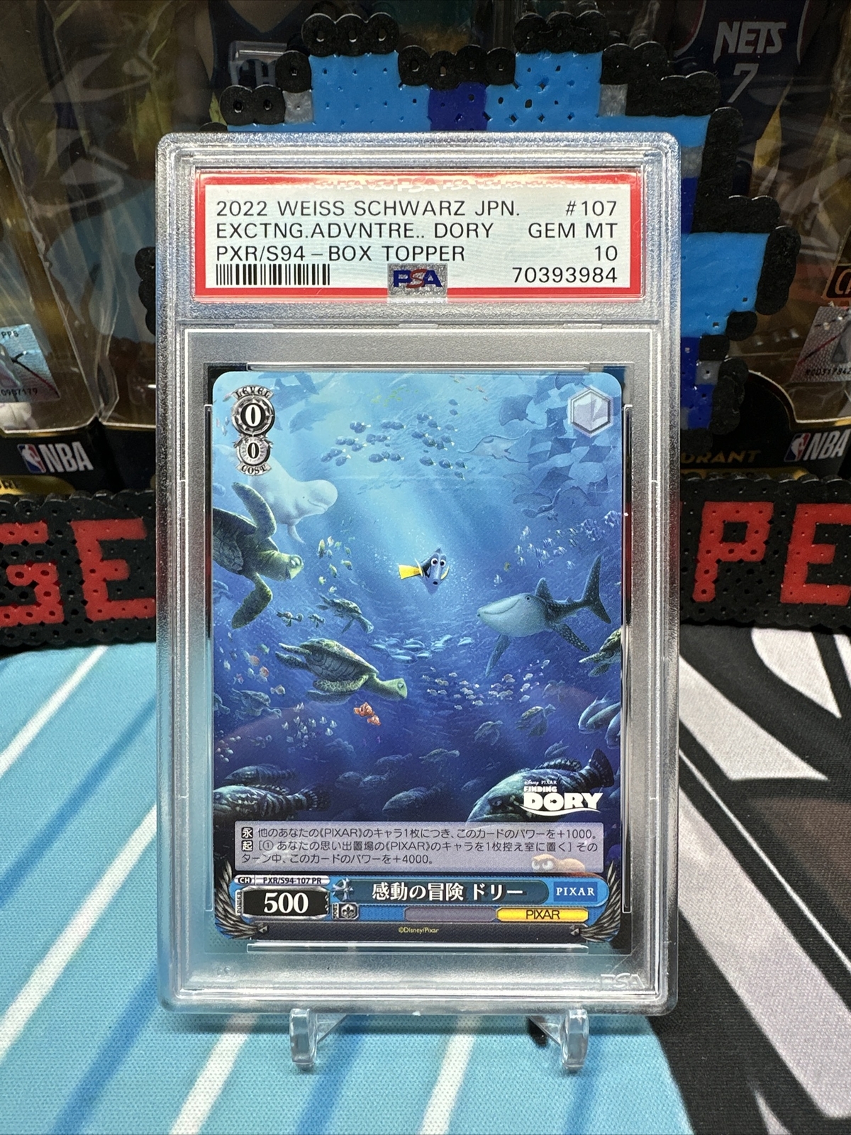 PSA 10 2022 Weiss Schwarz PIXAR Dory PXR/S94-107 PR BOX TOPPER #107 GEM ...