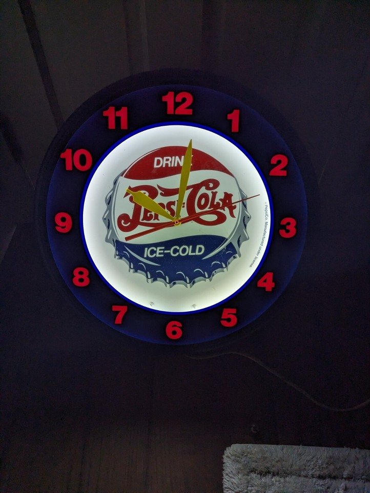 vintage neon clocks collectibles, Pepsi Cola | eBay
