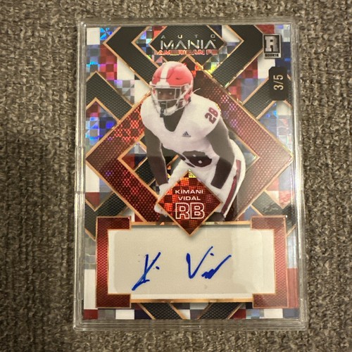 2024 Wild Card Auto Mania American RC Rookie /5 Kimani Vidal | eBay
