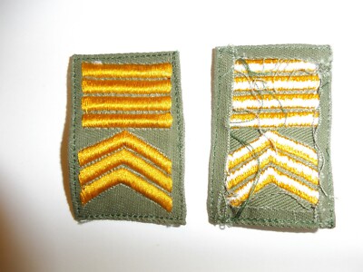 e2997s Vietnam ROK Republic of Korea Army Rank Chevron Sergeant Major ...