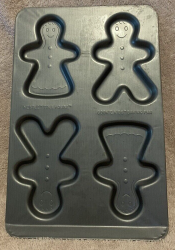 Nestle Toll House Cookie Kids Gingerbread Baking Pan 10.25x6.75 - GUC ...