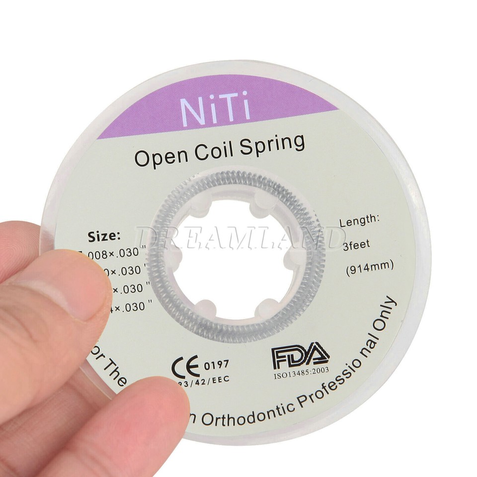 1 Roll Dental Orthodontic Niti Open Coil Spring Spool Dia.012 Inch ...