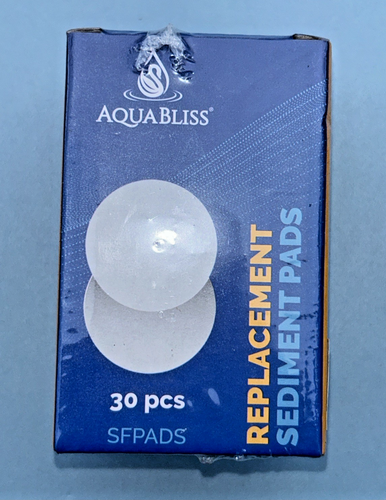 Aquabliss Shower Filter Sediment Pads - 30-Pcs (SFPADS) 853161008176| eBay