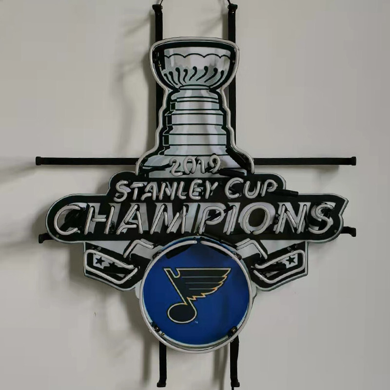 St. Louis Blues Neon Sign 24x20 Beer Bar Pub Man Cave Restaurant Wall ...