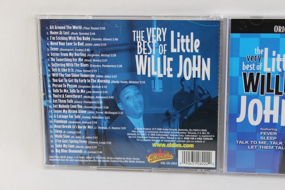 Very Best of Little Willie John CD 25 Tracks Original King Recordings ...