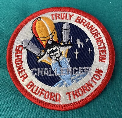 NASA Challenger Mission Patch - Gardner, Bluford, Thornton, Truly, Brandenstein | eBay