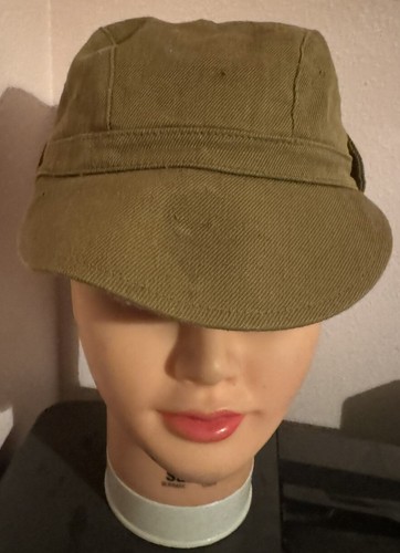 Vintage 80s USSR Russian Army Afghanka Cap Military Hat Patches (55/S ...