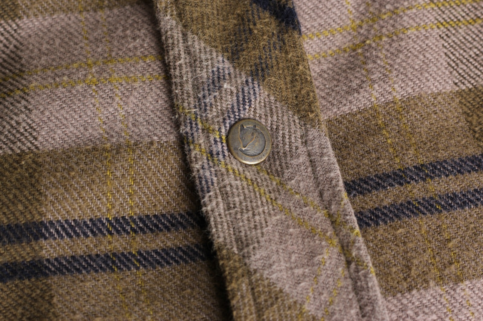 FJALLRAVEN FOREST Flannel Shirt Men Size S Long Sleeve Plaid VR1190 ...