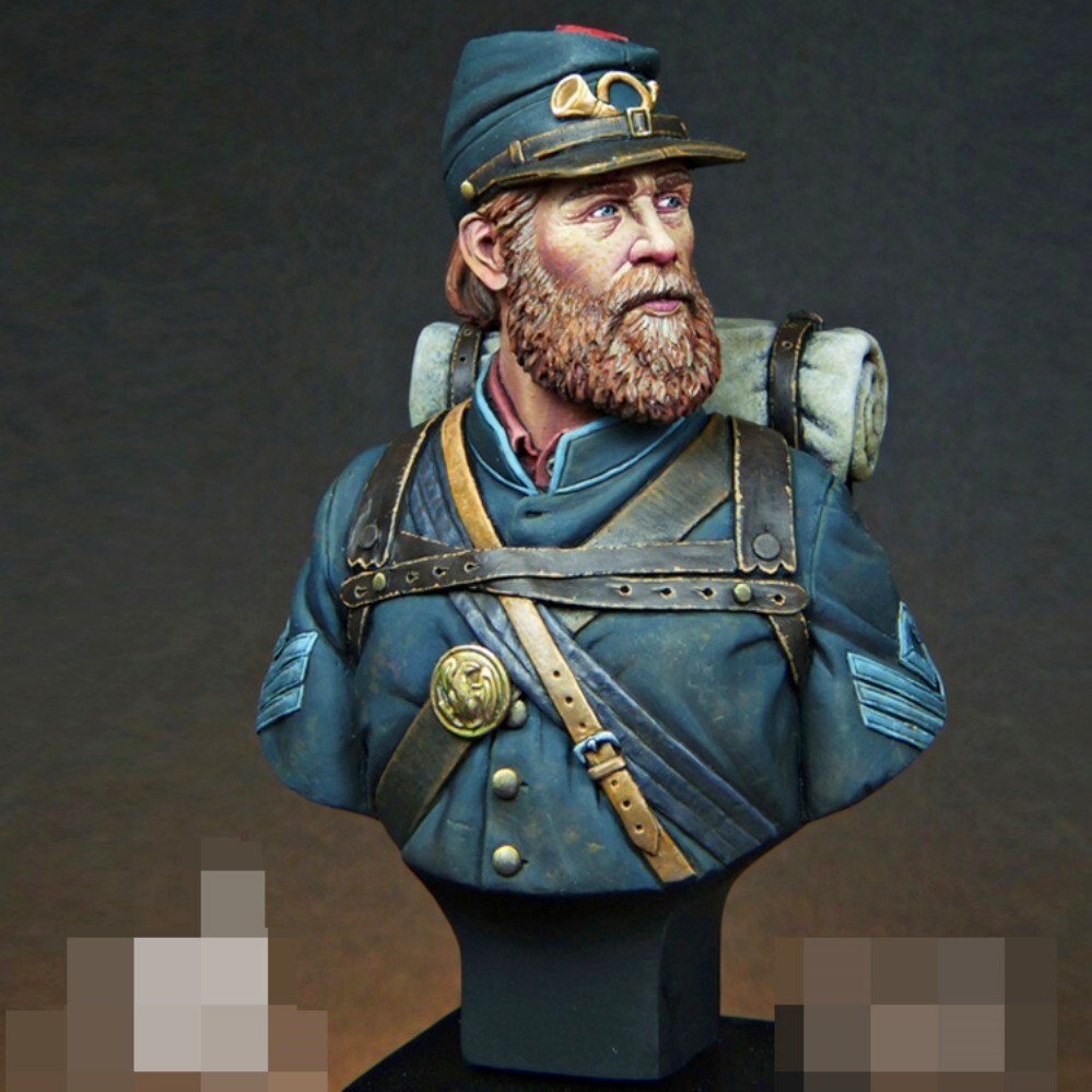 1/12 resin figure model Bust First Sergeant in History unassembled | eBay