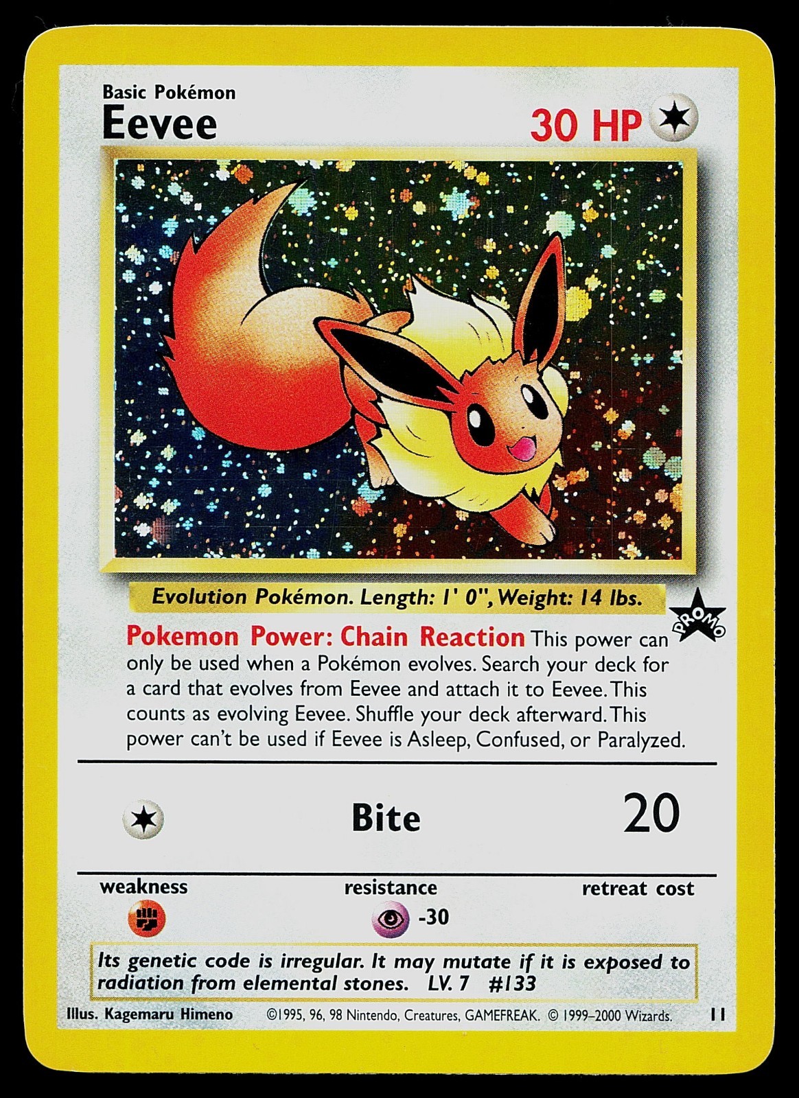 Eevee 11/53 Wotc Promo Holo #11 | eBay