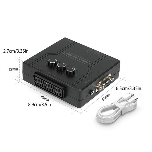 RGBS VGA to YPBPR Converter SCART to YPBPR For 480i 480p 576i 576p 720p ...