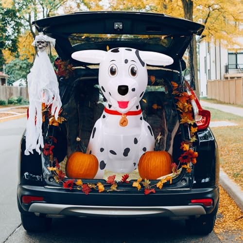 4 Ft Halloween Trunk or Treat Dalmatian Inflatable Trunk or Treat Car ...