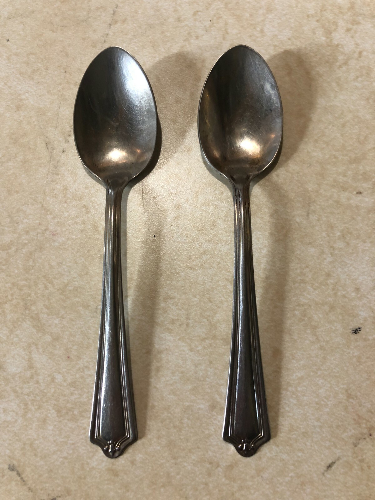 SET OF 2 VINTAGE TEASPOONS BY STAINLESS USA | eBay