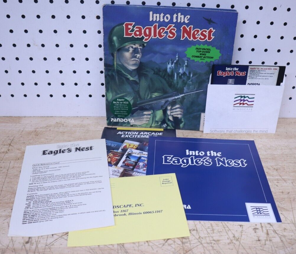 Nice Complete Commodore Into the Eagles Nest Complete in Box 5.25 ...
