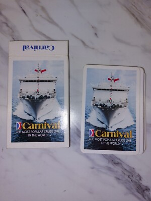 Carnival Cruise Line Playing Cards The Most Popular Ship In The World ...