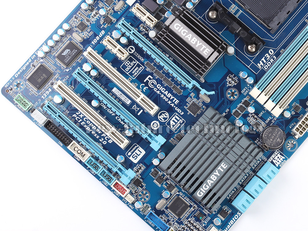 Gigabyte Technology GA-990XA-UD3 Socket AM3 AMD 990X SATA 6Gb/s ...