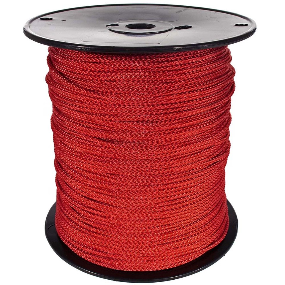 GOLBERG Diamond Braid Nylon Rope 1/8", 3/16", 1/4", 5/16", 3/8" 10ft ...