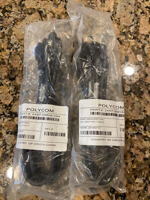 2 Polycom 6ft HDMI Male to HDMI Male Display Genuine OEM Cable 2457 ...