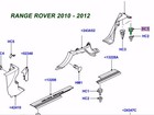 GENUINE LAND ROVER FLOOR PLATE DOOR SCUFF CLIP RANGE ROVER 03-12 ...
