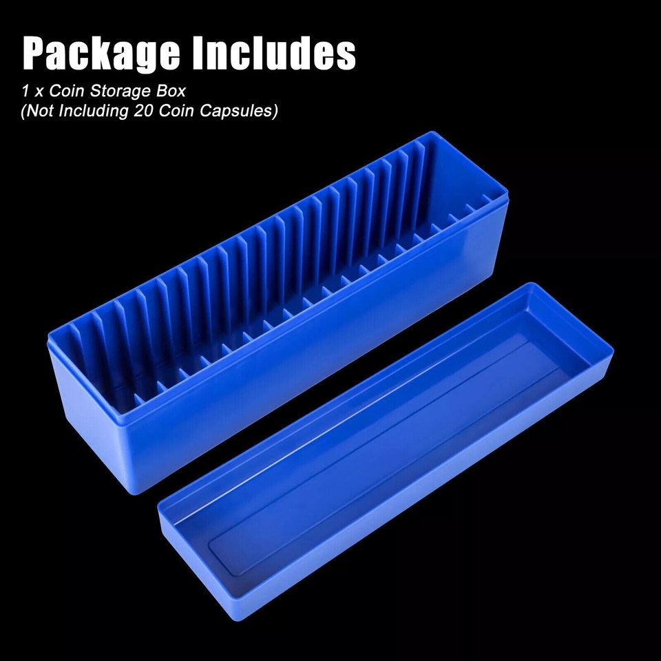 Coin Board Storage Box Collection Case for 20 PCGS NGC PCCB PMGab Slab ...